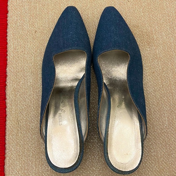 Head Over Heels | Shoes | Vintage Denim Fabric Shoes By Head Over Heels ...